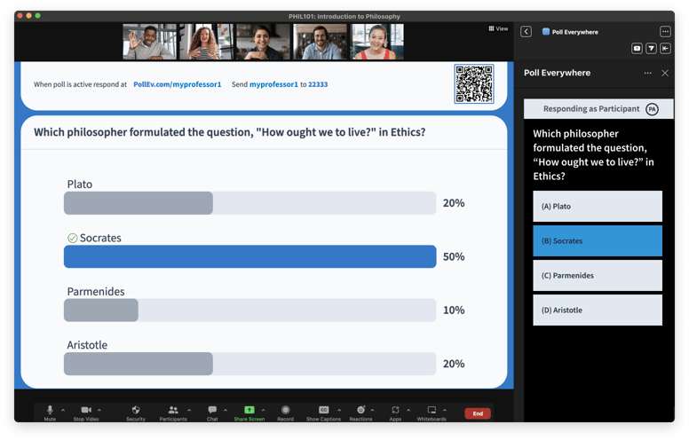 Poll Everywhere for Zoom: Seamless Engagement and No More App-Toggling