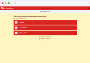 8 advanced Poll Everywhere features for greater audience engagement