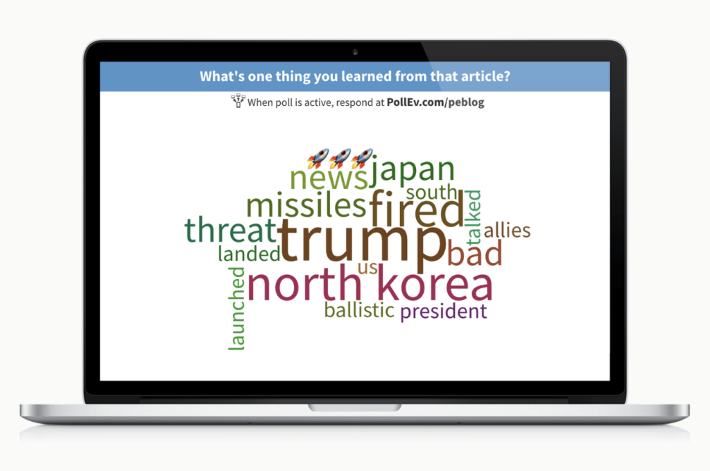 8 word cloud examples created with a live audience | Poll Everywhere