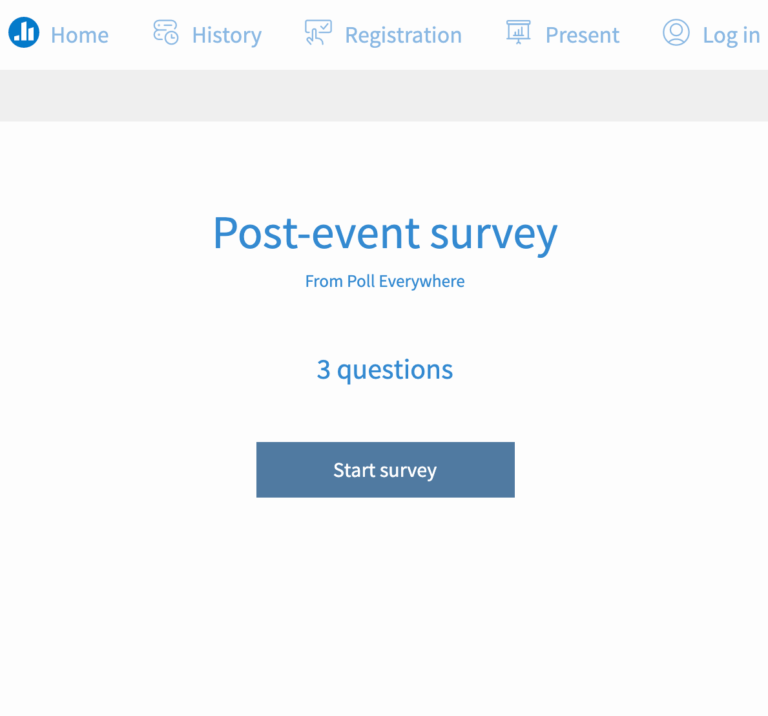 Create post-event surveys for all types of feedback