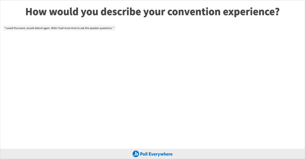 Create post-event surveys for all types of feedback