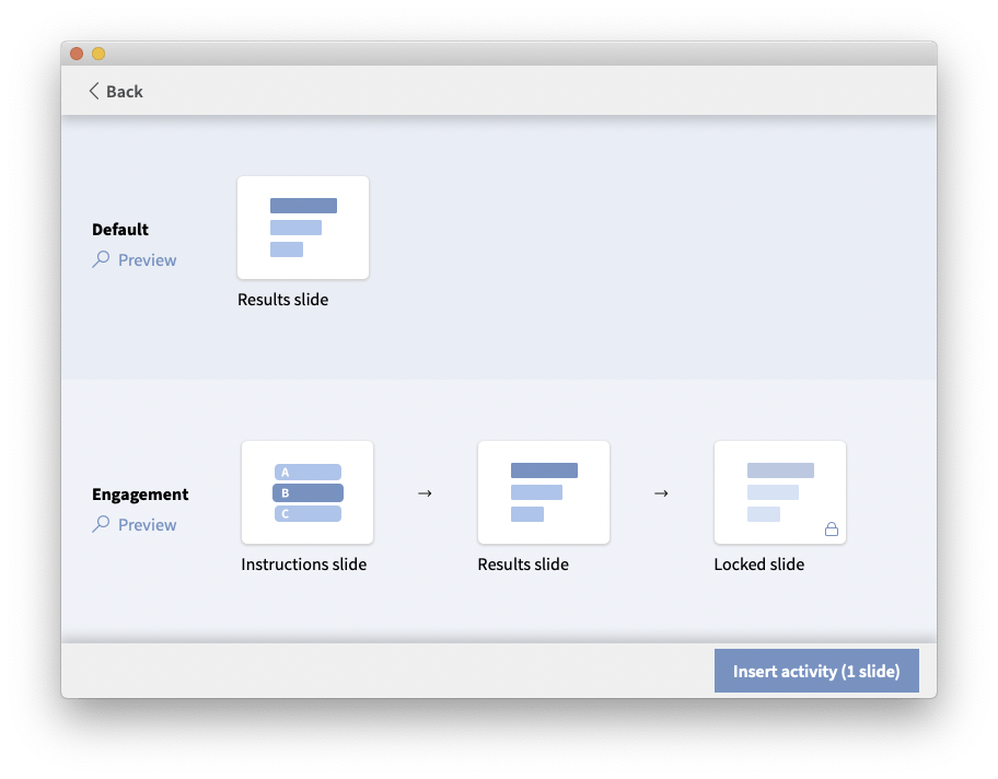 Activity Flows (Beta) now available in Poll Everywhere for PowerPoint, Keynote, and Google Slides