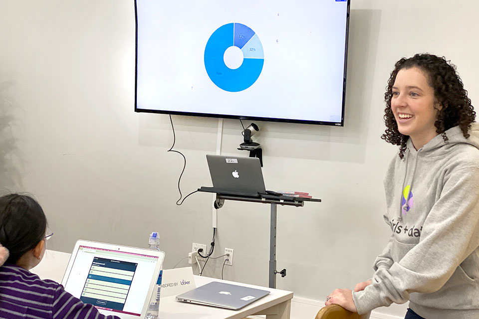 How girls + data uses Poll Everywhere to excite & educate kids about data